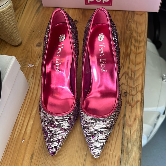 Two Lips | Shoes | Two Lips Sequence Heels | Poshmark